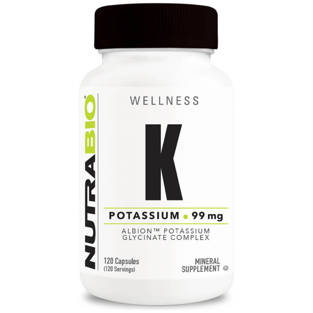 Potasio en Cápsulas 99mg – Glicinato de Alta Absorción | Kosher