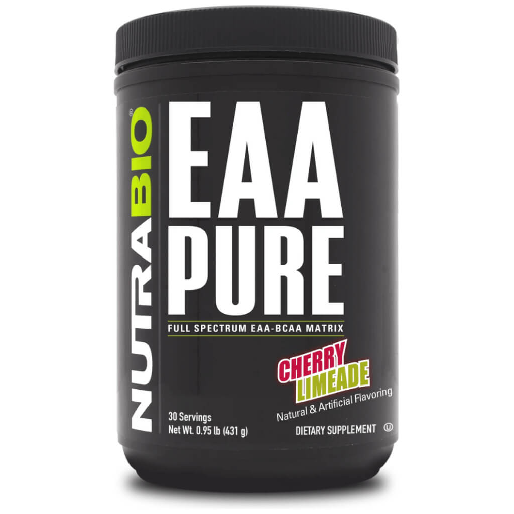 EAA Pure de NutraBio - Matriz de EAA + BCAA + Hidratación.
