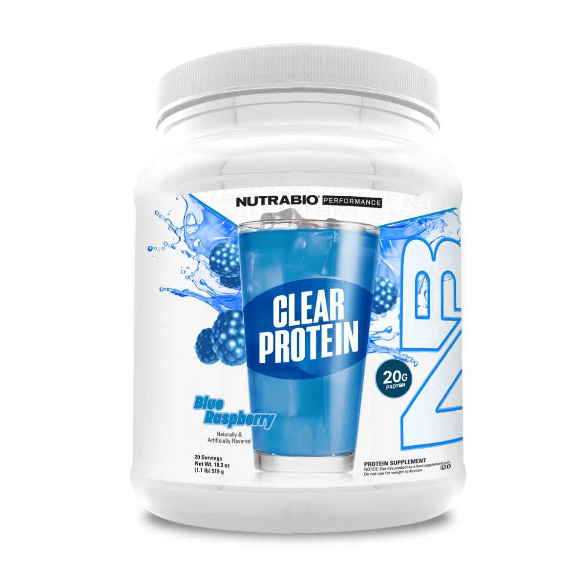 Clear Whey Protein Isolate - 20 Servidas - Aislado de Proteína de Suero